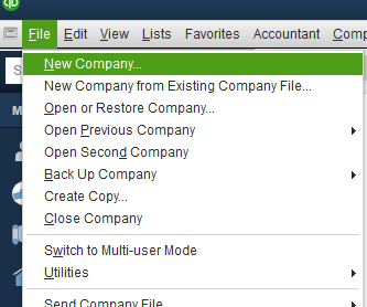 Import the QuickBooks Chart of Accounts and Item List