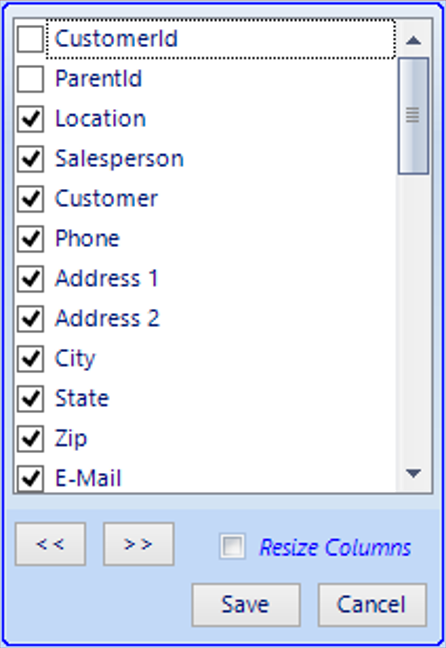 Customer Data Extract / Export