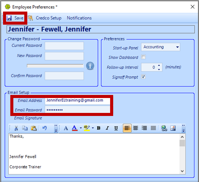 Gmail and EverLogic Employee Email Setup