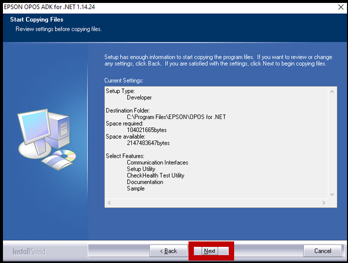 Epson TM-T88 Receipt Printer Installation