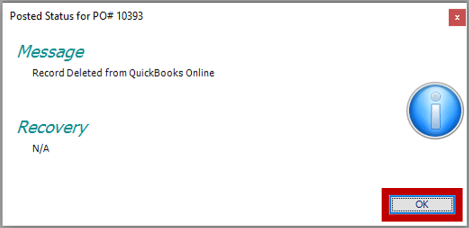 Edit a Received Purchase Order