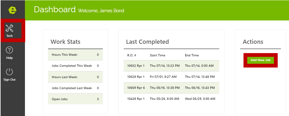 Adding Jobs in the Mobile App for Technicians